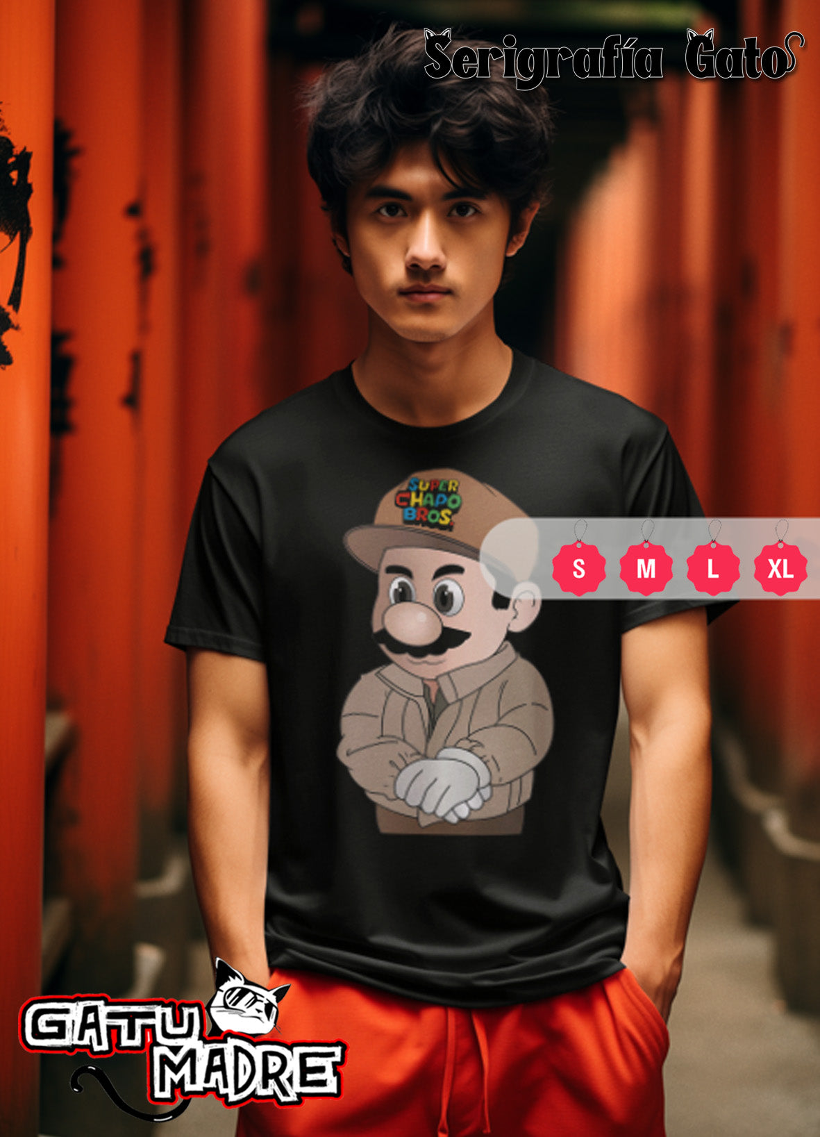 Playera Super Chapo Bros – Gatumadre